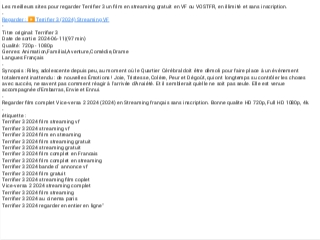 Terrifier 3 Streaming VF | en Francais VOSTFR [FR]