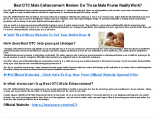 Best OTC Male Enhancement
