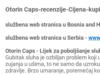 Otorin Caps-recenzije-Cijena-kupiti-Kapsule-beneficije-Gdje kupiti