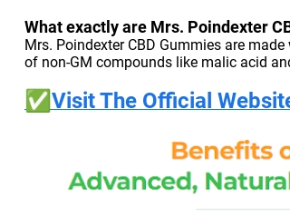 Dr Poindexter CBD Gummies Reviews Price, Giveaways, Offers!