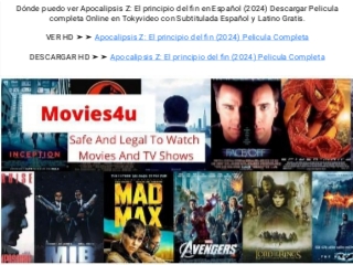 [REPELIS]-Ver Apocalipsis Z: El principio del fin (2024) Online en ...