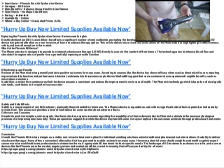 Phoenix Erectile Dysfunction Device Reviews Discover Our Revolutionary ...