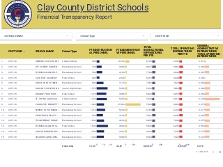 Financial Transparency Report